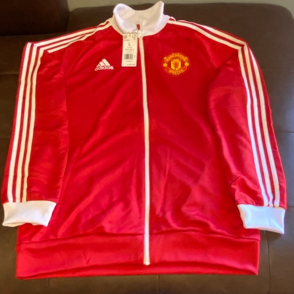 adidas | Jackets & Coats | Adidas Manchester United Dna Full Zipper ...